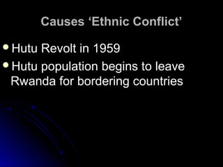Rwanda Genocide | PPT