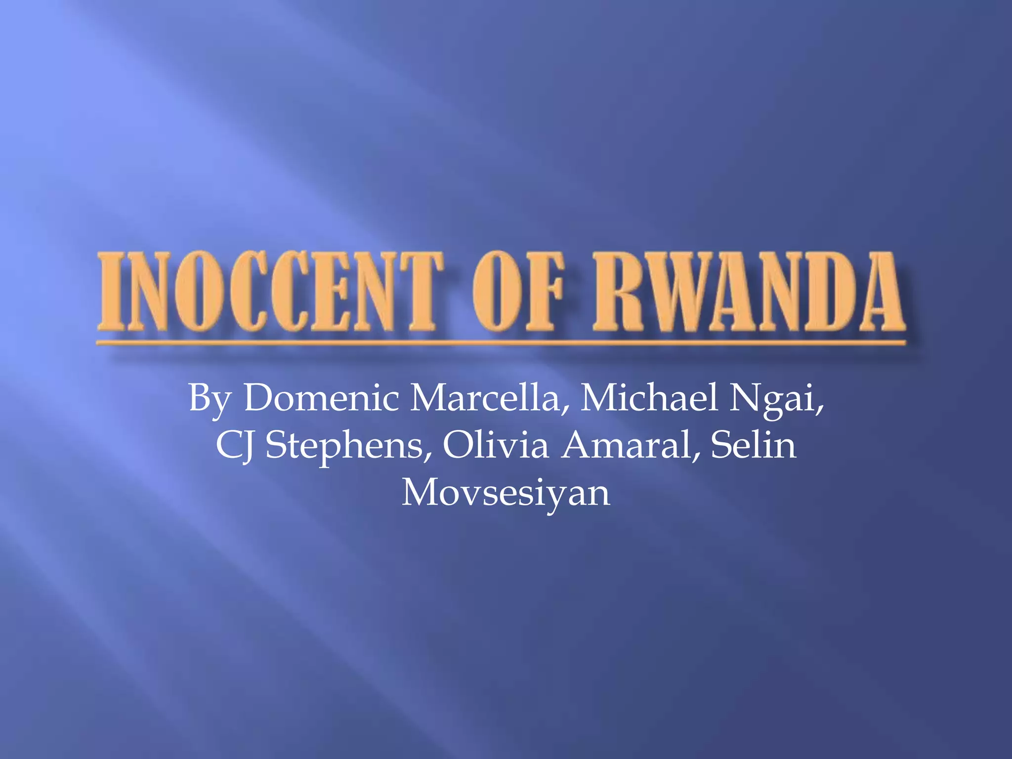 Rwanda graphs | PPTX