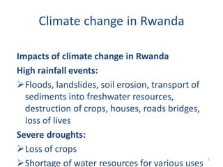 Rwanda NAP Climate Change Adaptation Experiences | PDF | Environmental ...