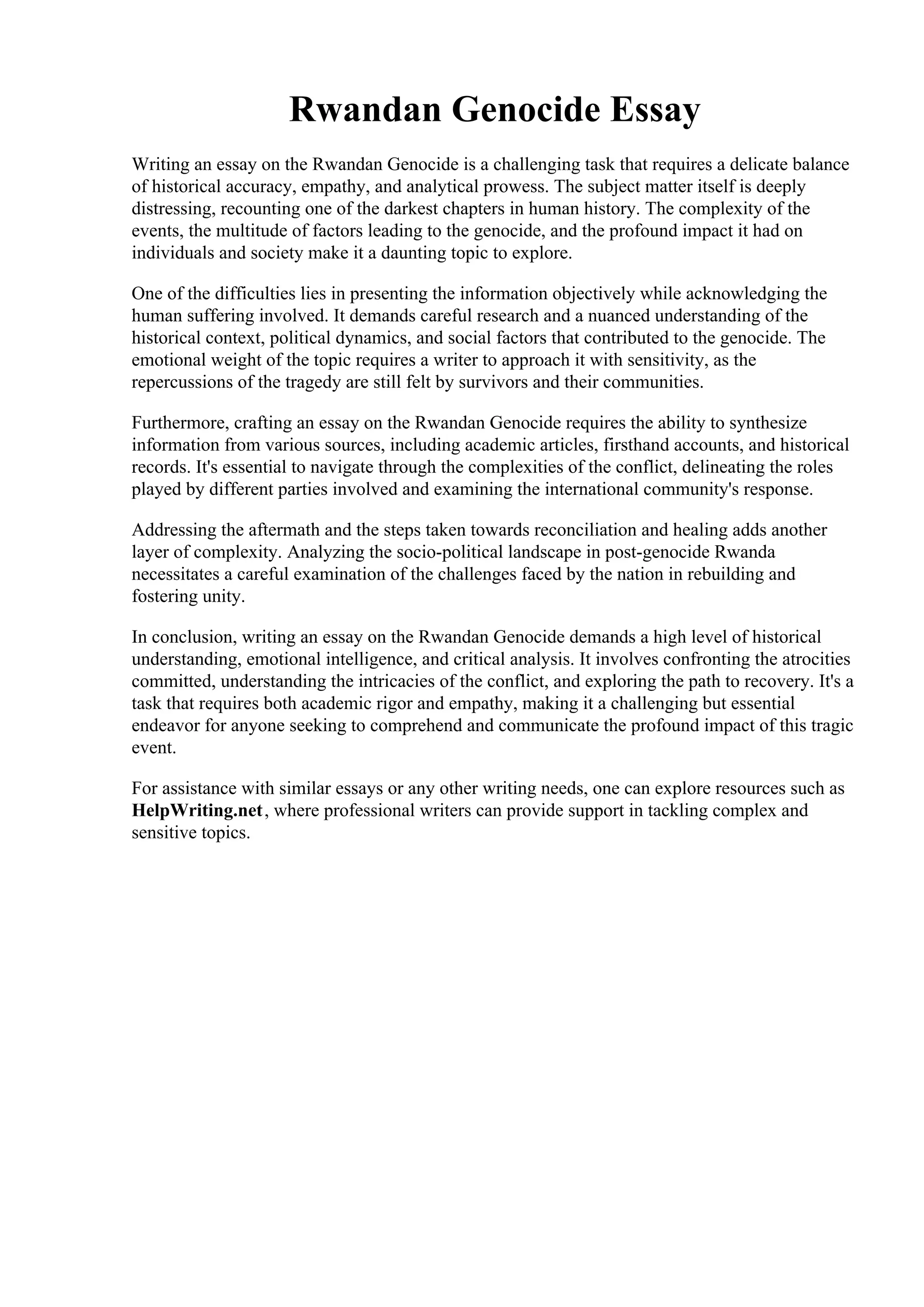 Rwandan Genocide Essay.pdf