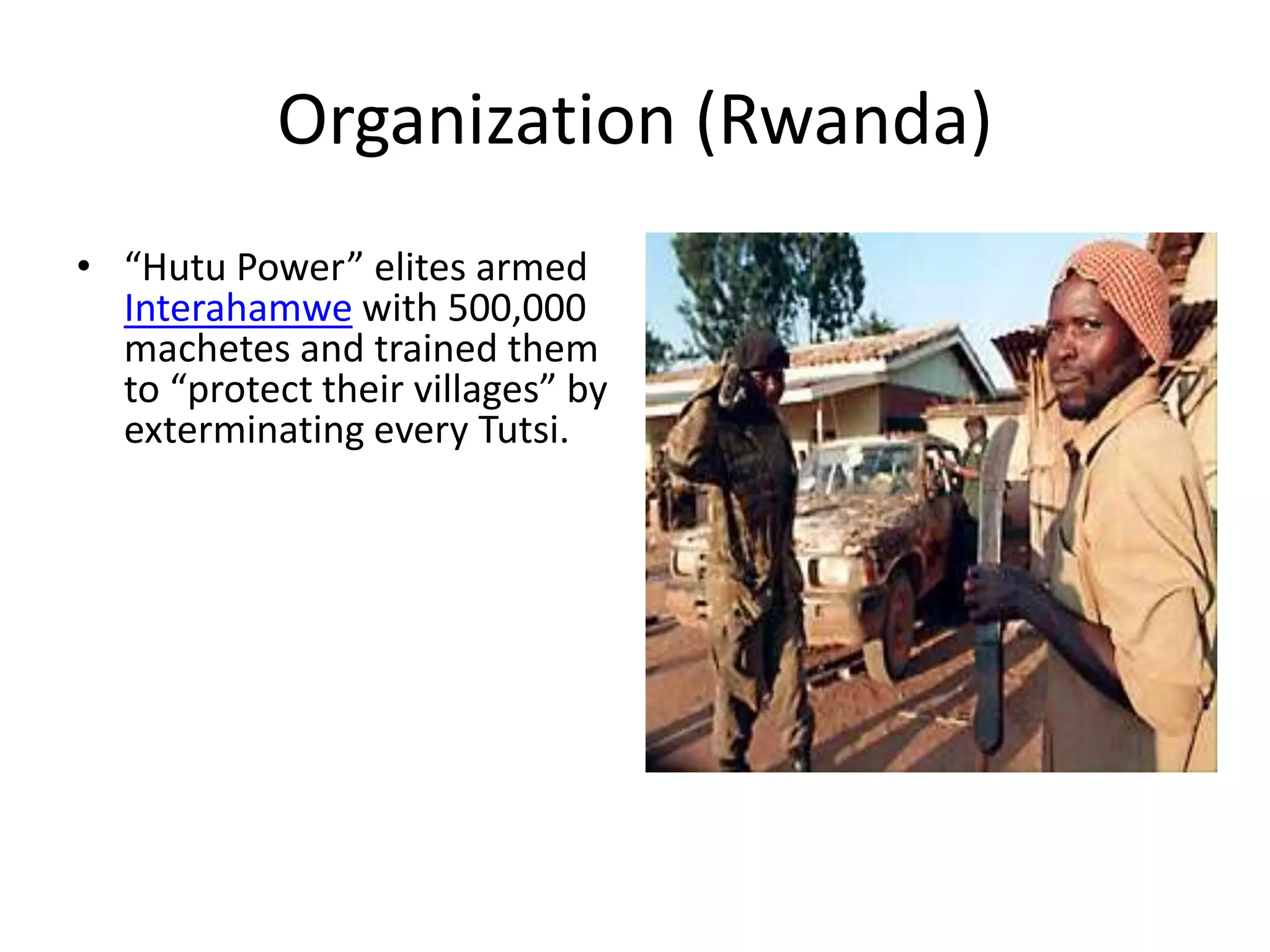 The Rwandan Genocide and the Eight Stages of Genocide | PPTX