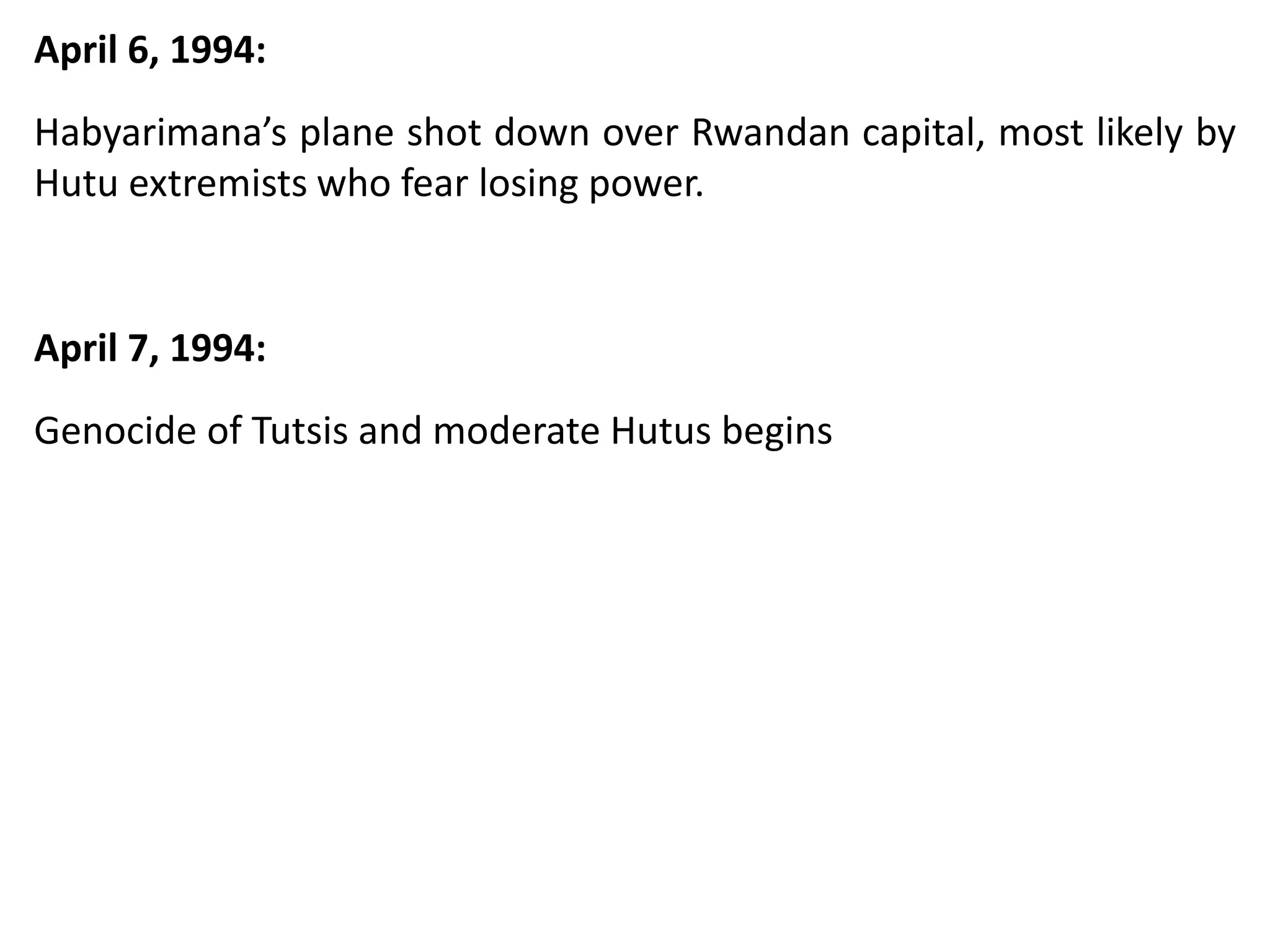 The Rwandan Genocide and the Eight Stages of Genocide | PPTX