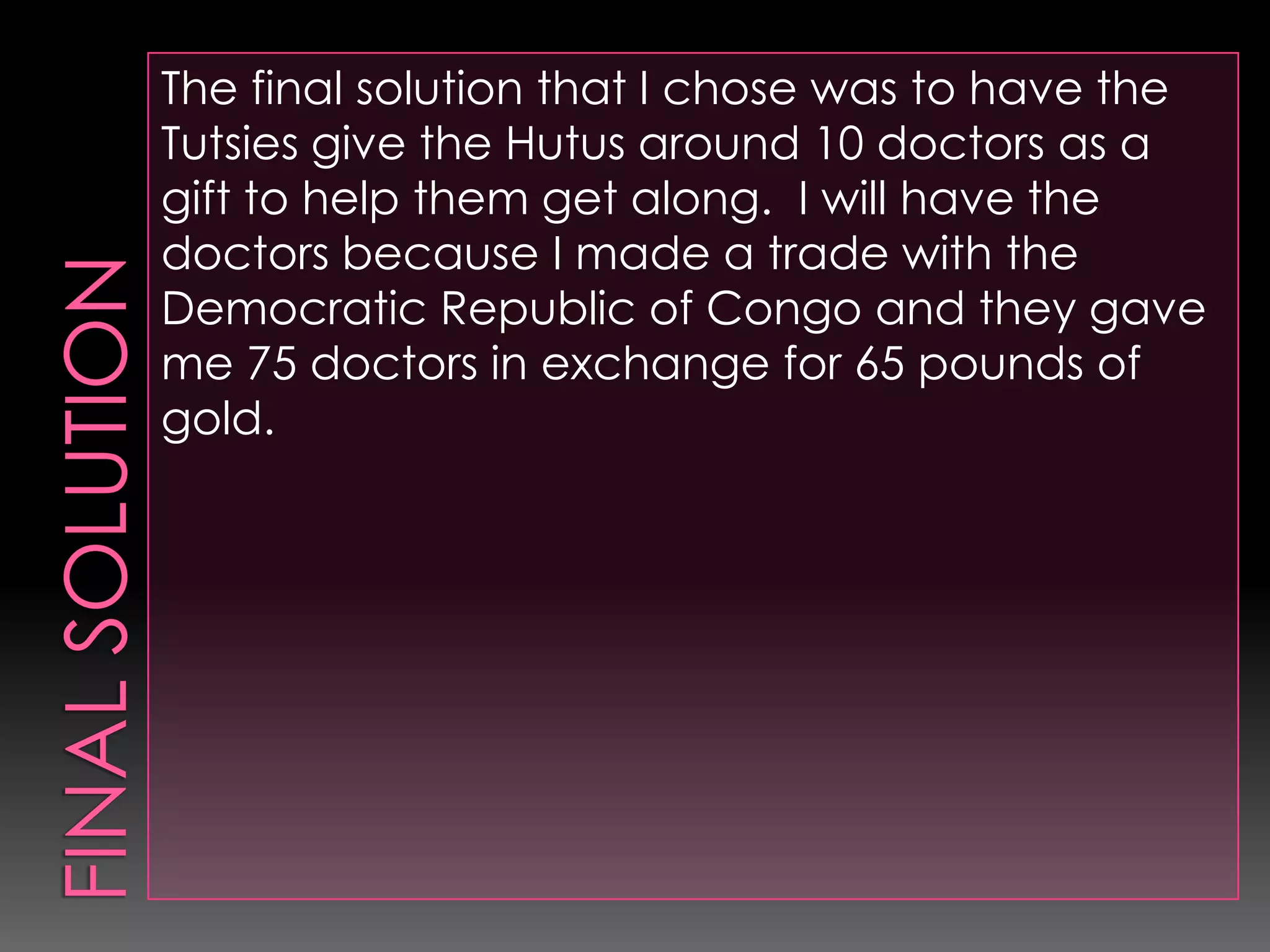 Rwanda project | PPT