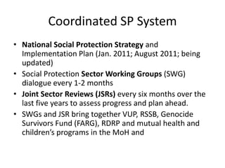 Social Protection System in Rwanda | PPTX