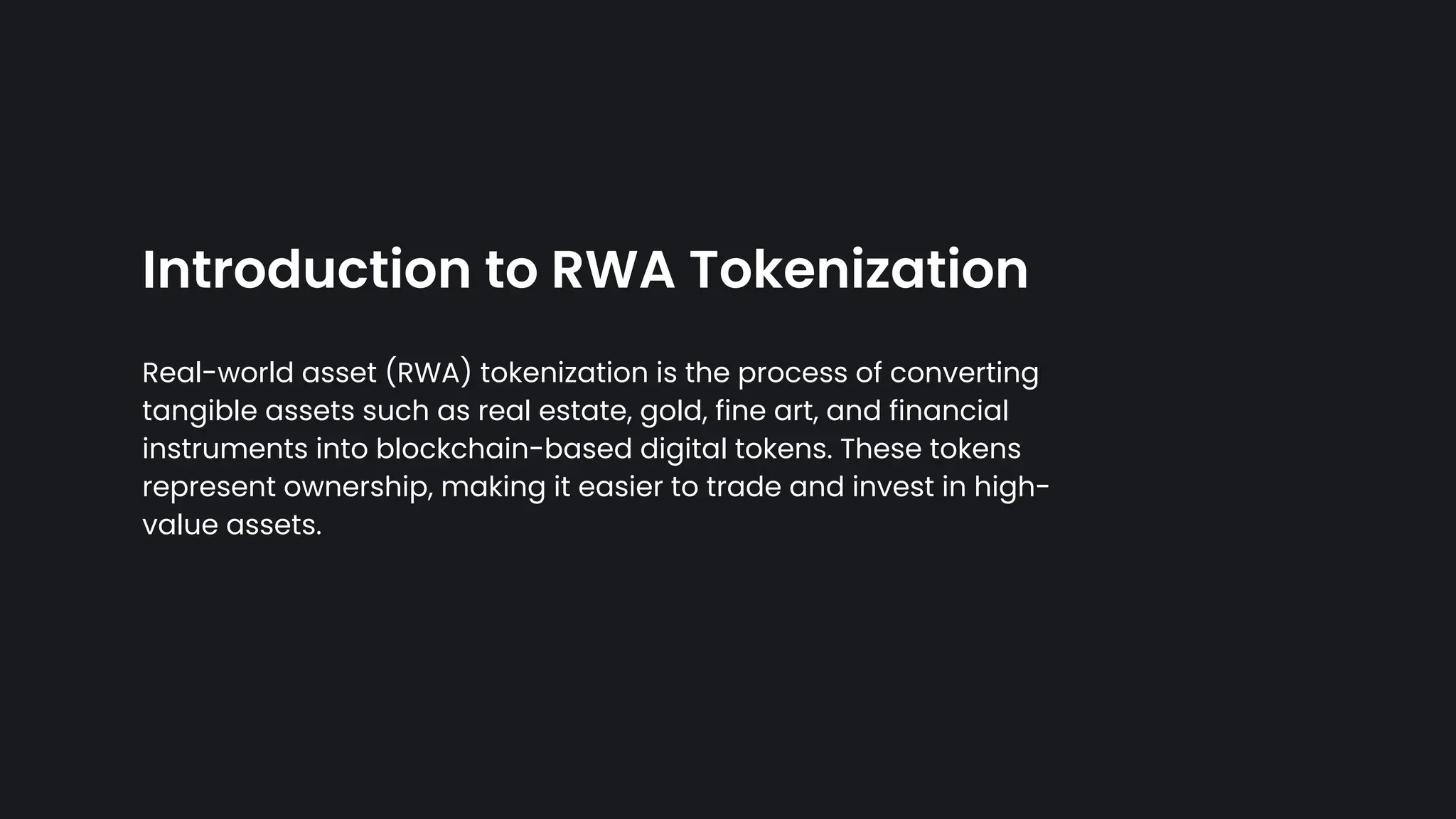 RWA Tokenization & AI The Future of Asset Ownership | PDF