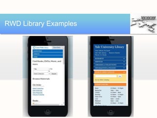 Responsive Web Design for Libraries | PPT