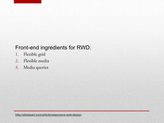 Introduction to Responsive Web Design | PPT