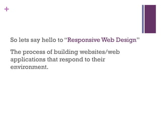 Responsive Web Design | PPT