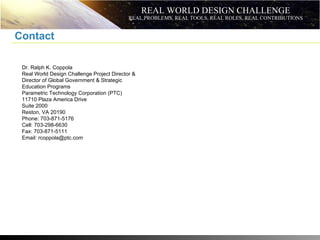 Real World Design Challenge | PPT
