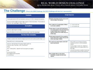 Real World Design Challenge | PPT