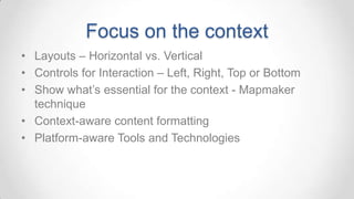 Responsive Web Design for Enterprise Apps | PPTX