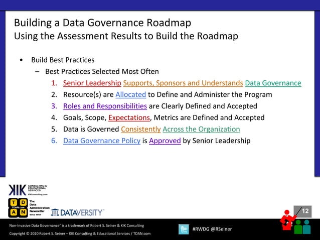 RWDG Slides: Building a Data Governance Roadmap | PDF | Databases ...