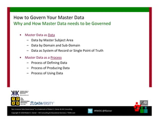How to Govern Your Master Data | PPT