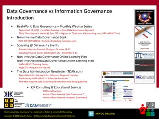 RWDG Slides: Data Governance versus Information Governance | PDF ...
