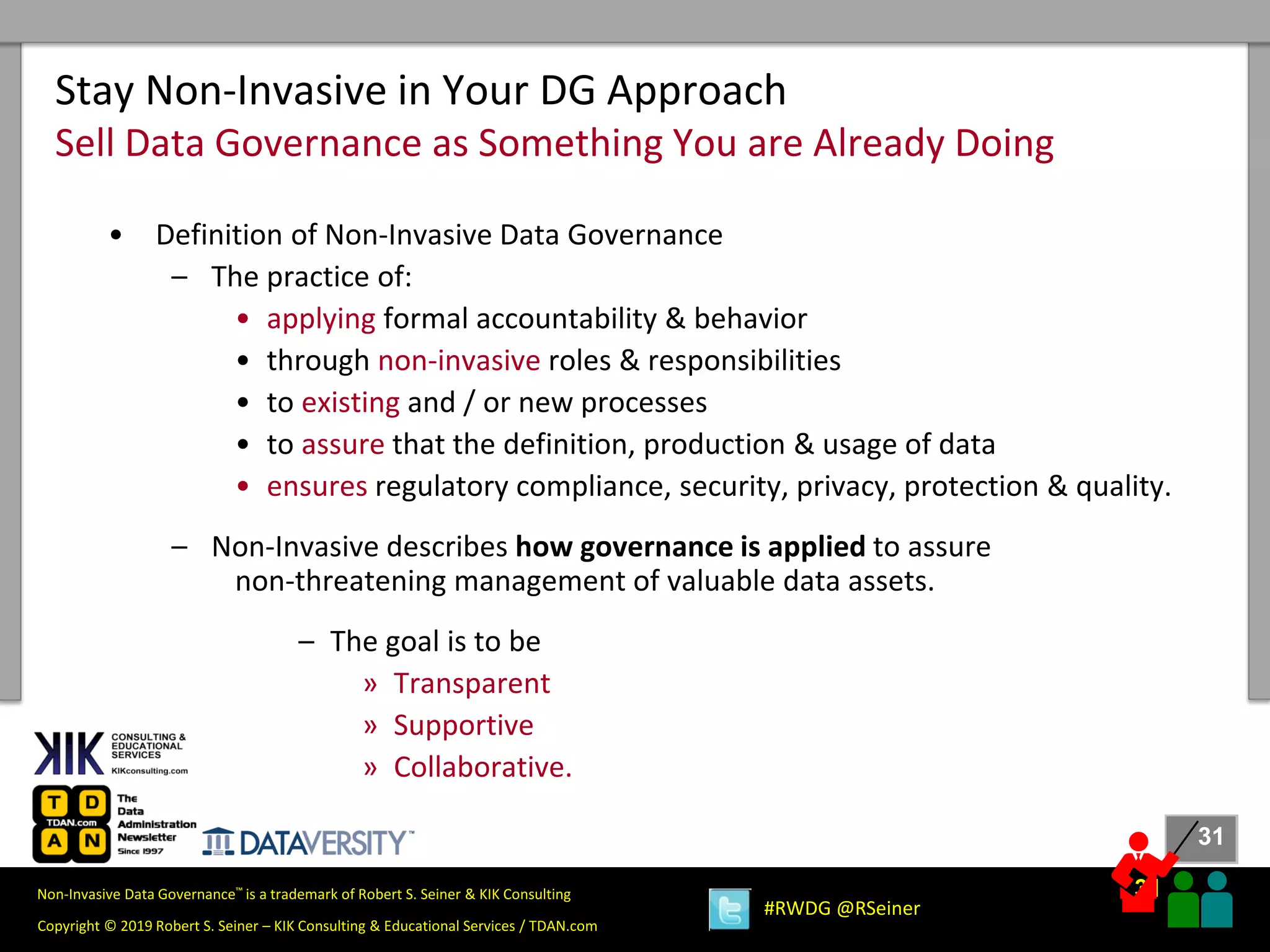 RWDG Slides: Stay Non-Invasive in Your Data Governance Approach | PDF ...
