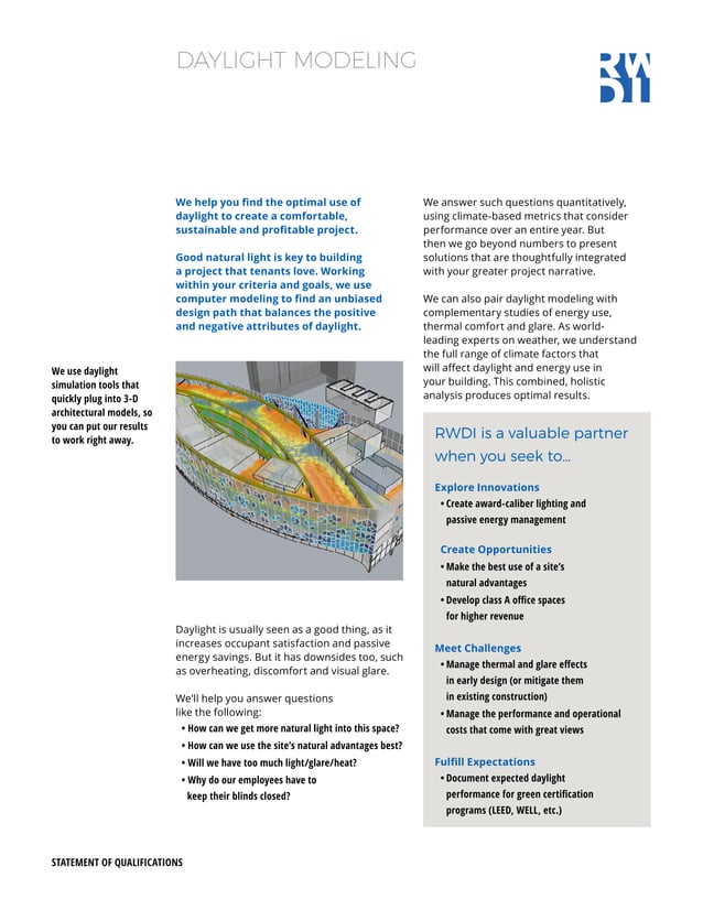 RWDI Company Overview.pdf | Civil Engineering Industry | Industries