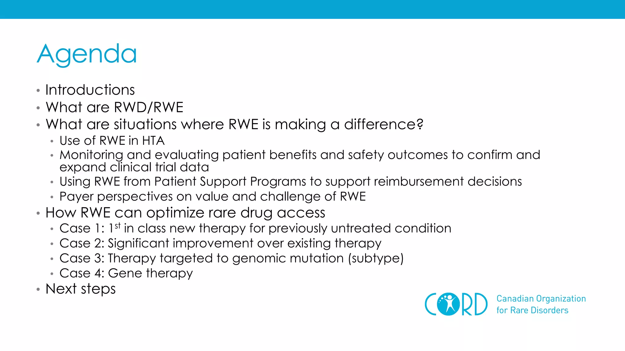 RWD/RWE for Rare Disease Drugs Webinar | PDF