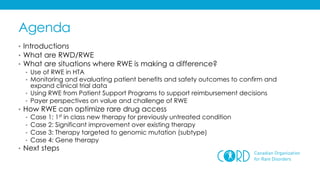 RWD/RWE for Rare Disease Drugs Webinar | PDF