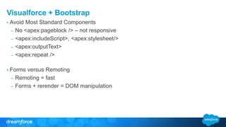 Dreamforce 14 : Responsive Design with Visualforce and Twitter Bootstrap | PPT