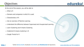 "Introduction to R Programming and Machine Learning" | PDF