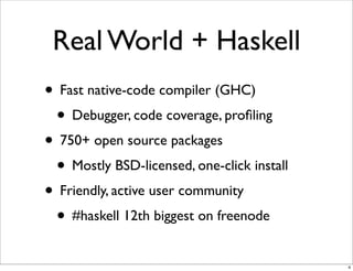 Haskell for the Real World | PDF