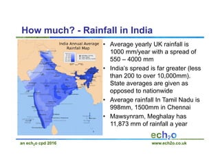 Calculating Monsoon Rain: Rainwater Harvesting in Chennai. | PDF