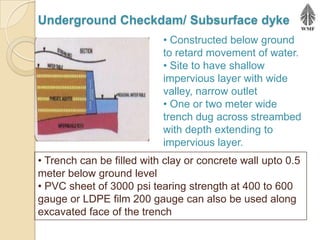 Rain Water Harvesting in Rural Area | PPTX