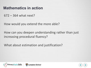 Developing primary teachers' maths skills | PPTX