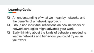 RWJF Basic Network Training | PPT