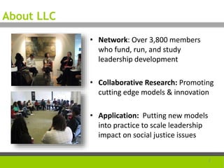 RWJF:A Network Strategy for Leadership Programming | PPTX