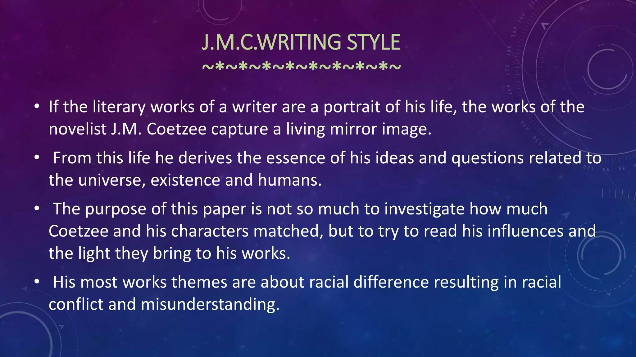 Foe by j.m.coetzee | PPTX