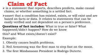 Reading and Writing LESSON 3:CLAIMS.pptx