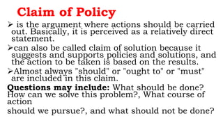 Reading and Writing LESSON 3:CLAIMS.pptx