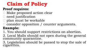 Reading and Writing LESSON 3:CLAIMS.pptx