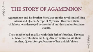 The Story of Agamemnon | PDF