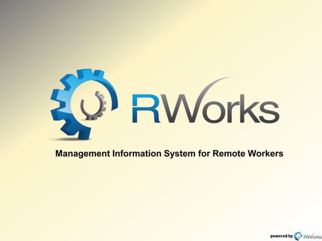 RWorks Management Information | PPTX