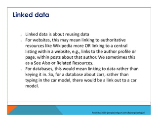 IOT, Real World Things, & Linked data | PDF