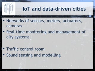 Data-driven urbanism (Amsterdam, Jan 2017) | PPT