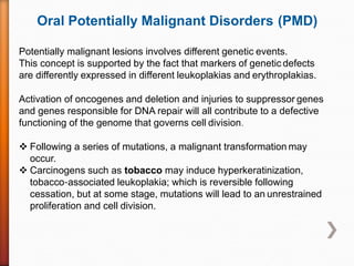 Red and white lesion potentialy malignant.pptx