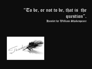 Hamlet - William Shakespeare | PPSX