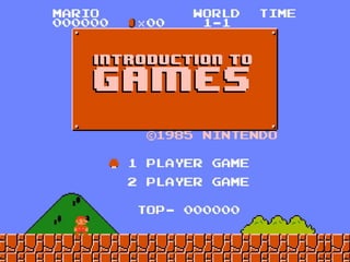 Introduction to Games in Education | PPTX