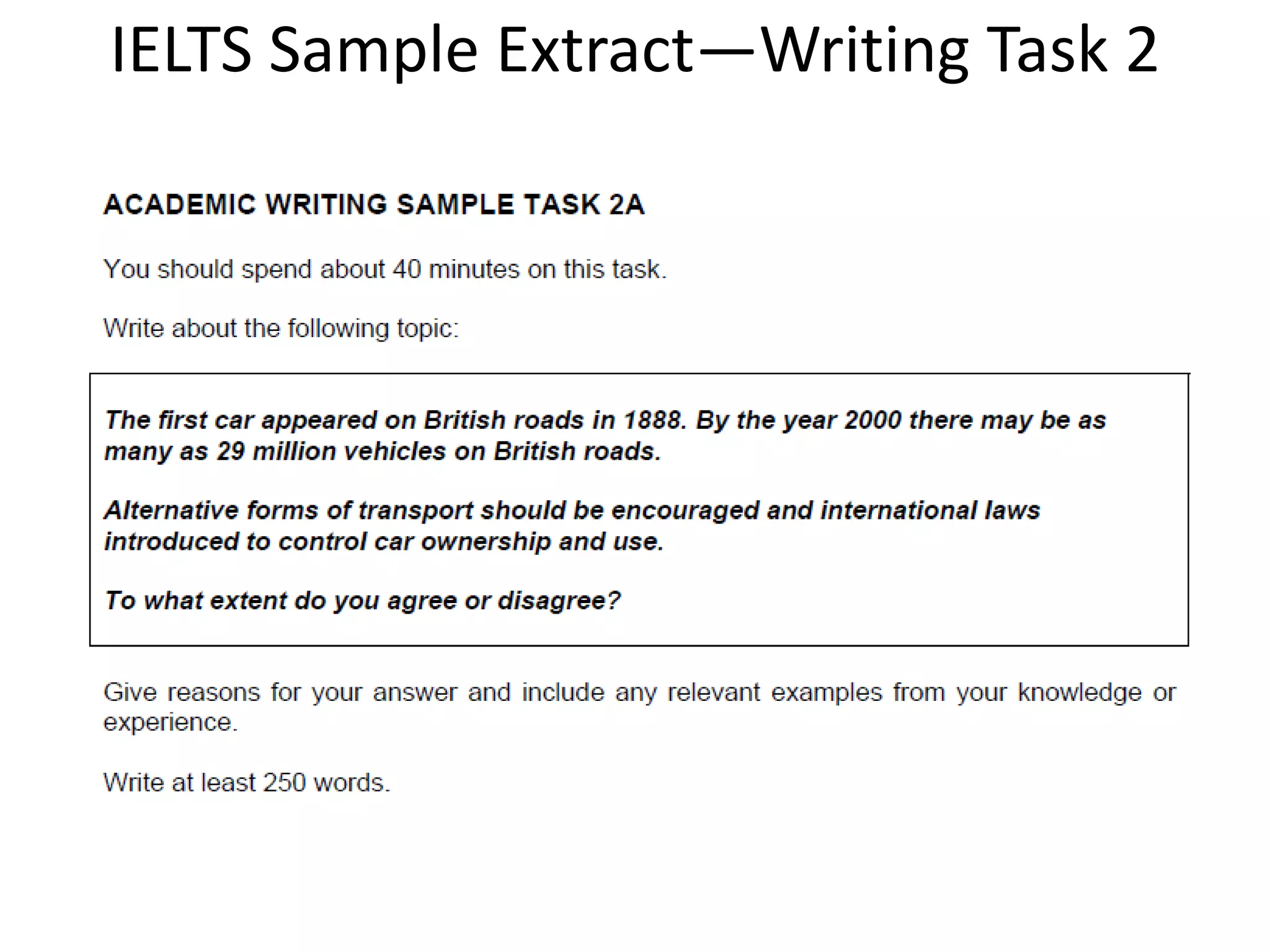 Ielts writing task 2 | PPTX