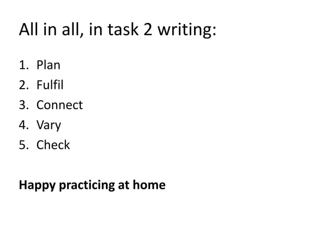 Ielts writing task 2 | PPTX | Homework and Study | Education