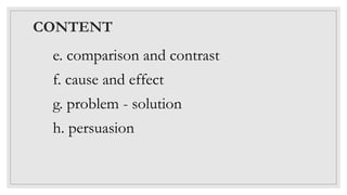 Reading and Writing Skills - Curriculum Guide | PPTX