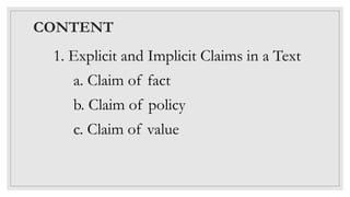 Reading and Writing Skills - Curriculum Guide | PPTX