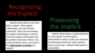 R&W SKILLS-MIDTERM-W26-Implicit and Explicit.pptx | Biological Sciences ...