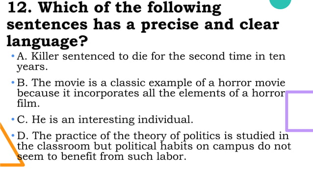 READING AND WRITING SKILLS MODULE 2.pptx | Education