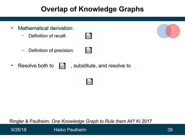 Machine Learning With And For Semantic Web Knowledge Graphs Ppt