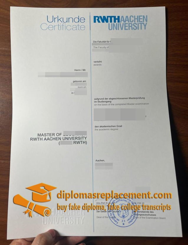 buy a RWTH Aachen University Urkunde.pdf