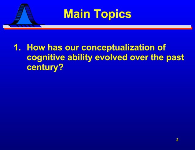 Dr. Woocock's Evolution of Cognitive Assessments | PPT